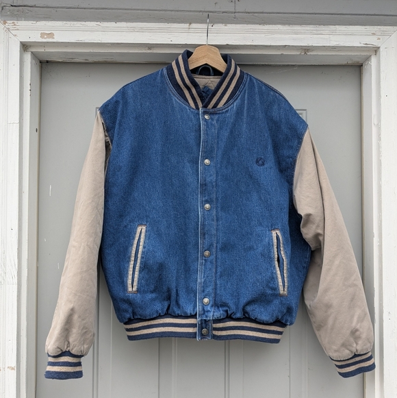 Tri-Mountain | Jackets & Coats | Vintage 9s Trimountain Varsity Jacket ...